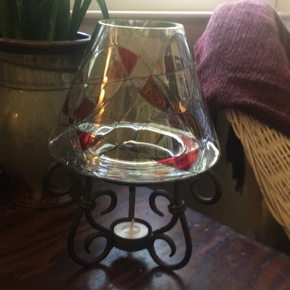 PartyLite | Accents | 99s Partylite Mosaic Calypso Glasswrought Iron 2 ...